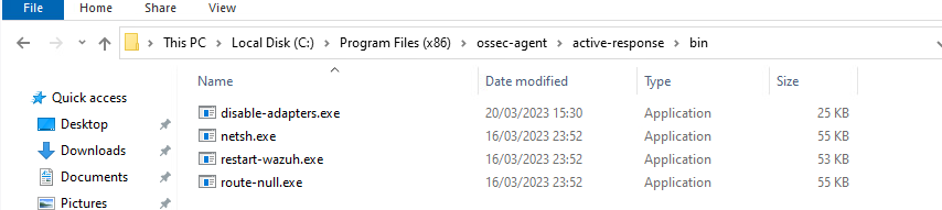 Active-Response with Wazuh Agent for windows · Issue #15642 · wazuh/wazuh · GitHub