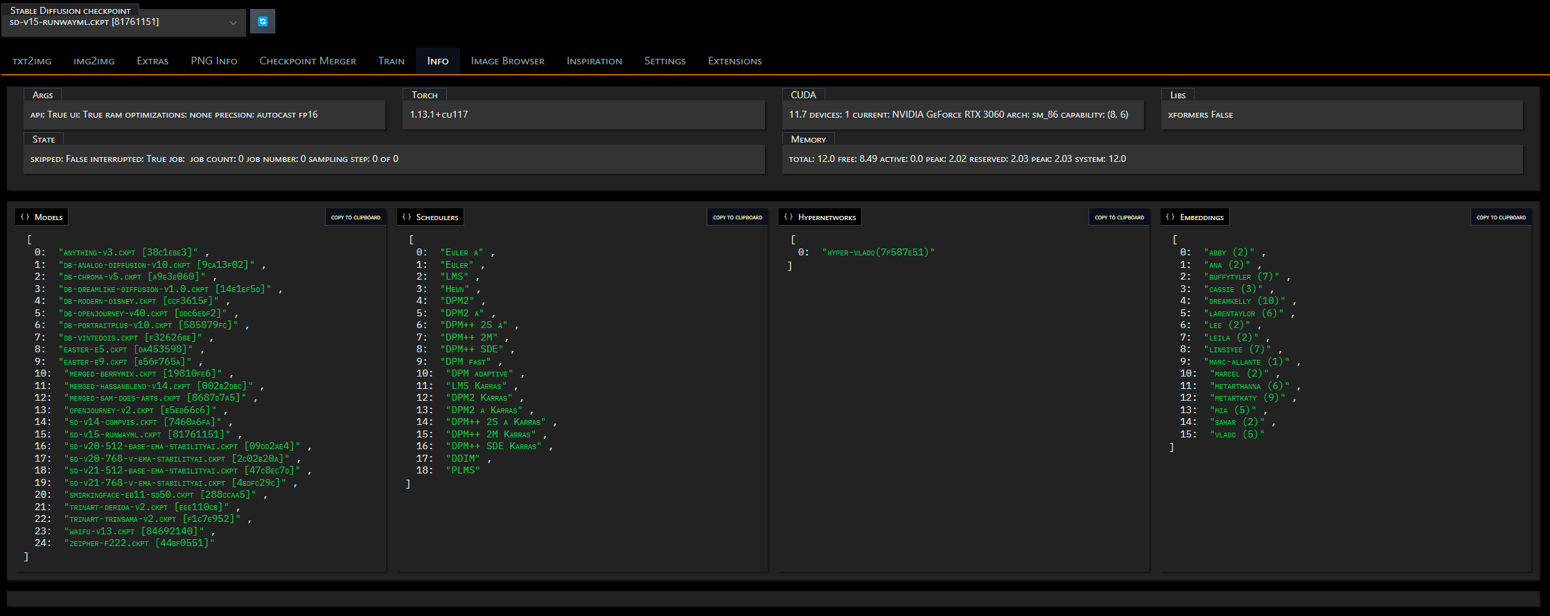 [Feature Request]: separate embeddings for sd1 and sd2 version · Issue #6112 · AUTOMATIC1111 ...