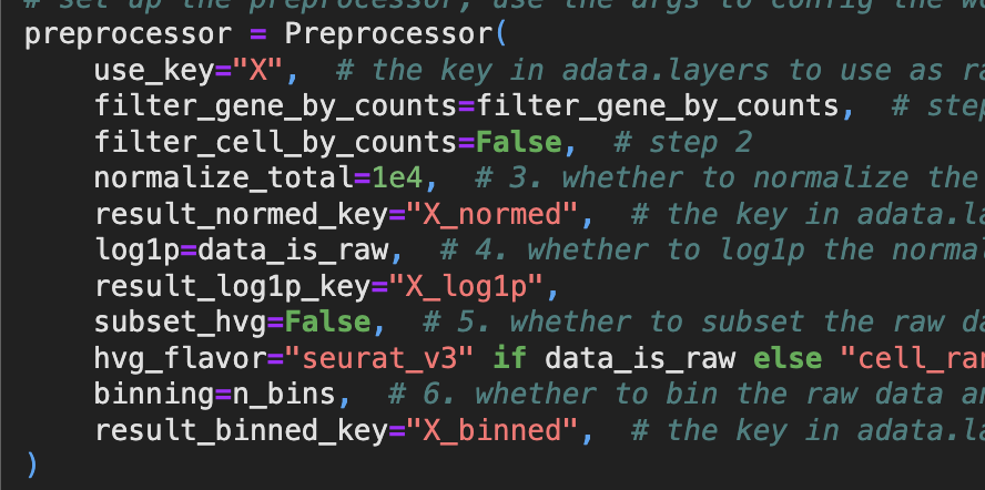 preprocess hyper-parameters for pre-training · Issue #102 · bowang-lab/scGPT · GitHub