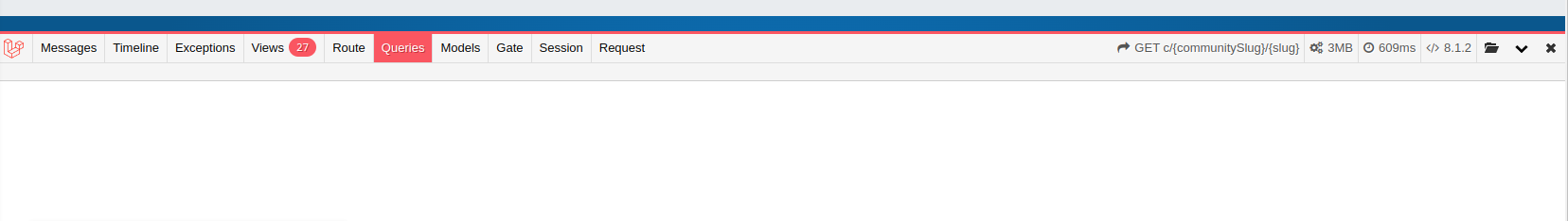 After install not woking show Queries, Model and ... - Laravel 9 · Issue #1301 · barryvdh ...