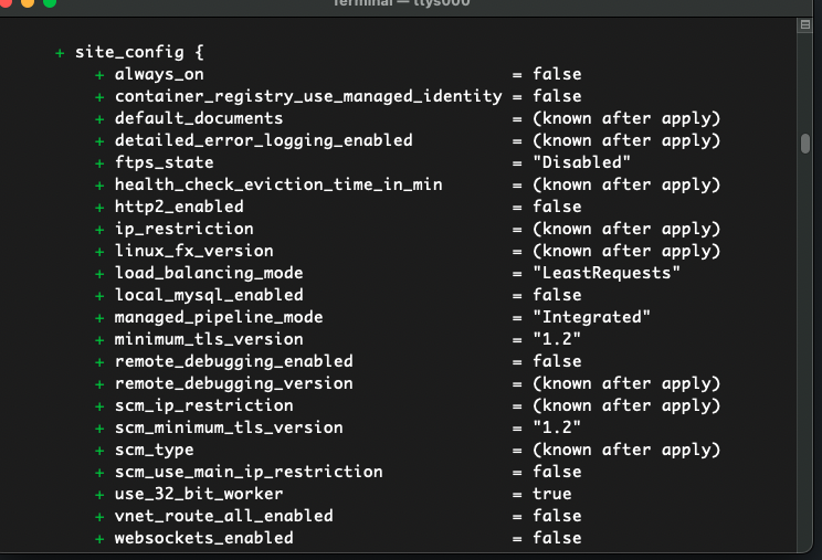 Azurerm Linux Web App Incorrect Parameter · Issue 17716 · Hashicorp
