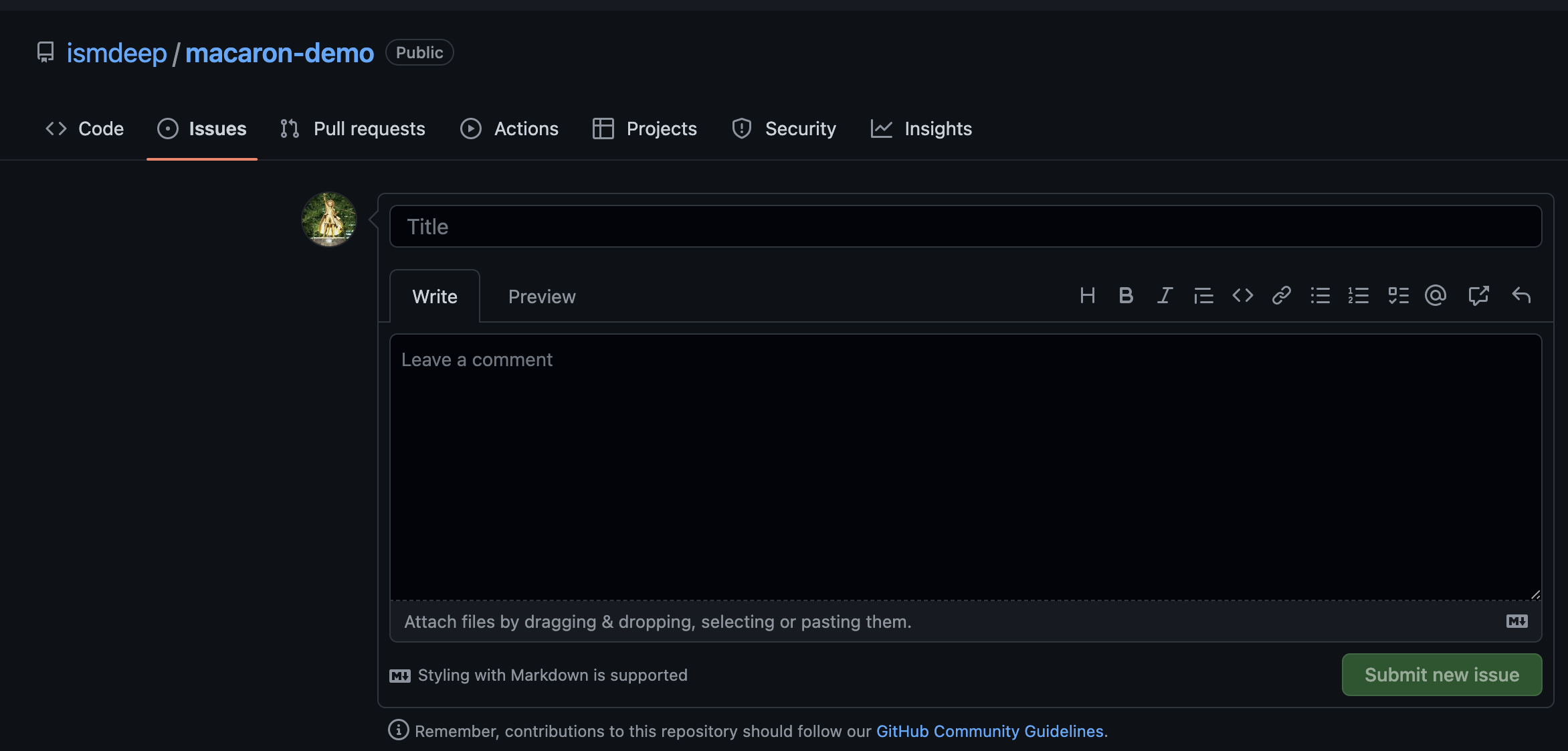can not create issues under all repos in my account · community · Discussion #37460 · GitHub