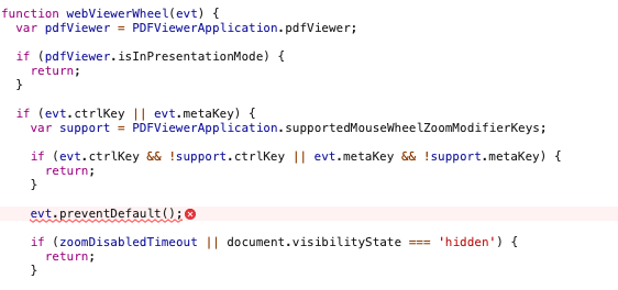 [Intervention] Unable to preventDefault inside passive event listener due to target being ...