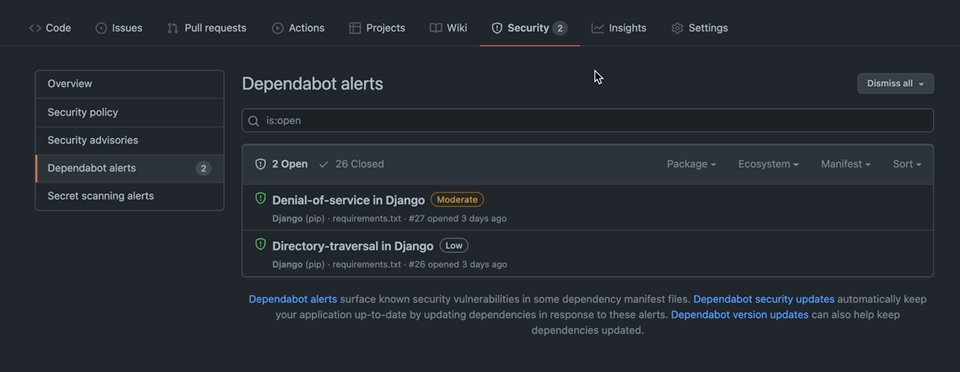 Improvements to Dependabot alerts · community · Discussion #11202 · GitHub