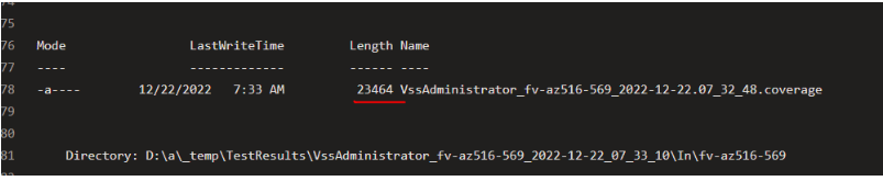 Can't get correct .coverage report file with win22/20221204.3 · Issue #15 · microsoft ...