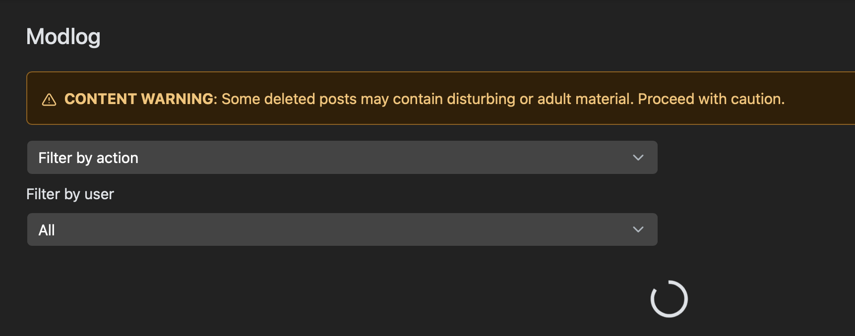 modlog page results in server error / no longer loads · Issue #1905 · LemmyNet/lemmy-ui · GitHub