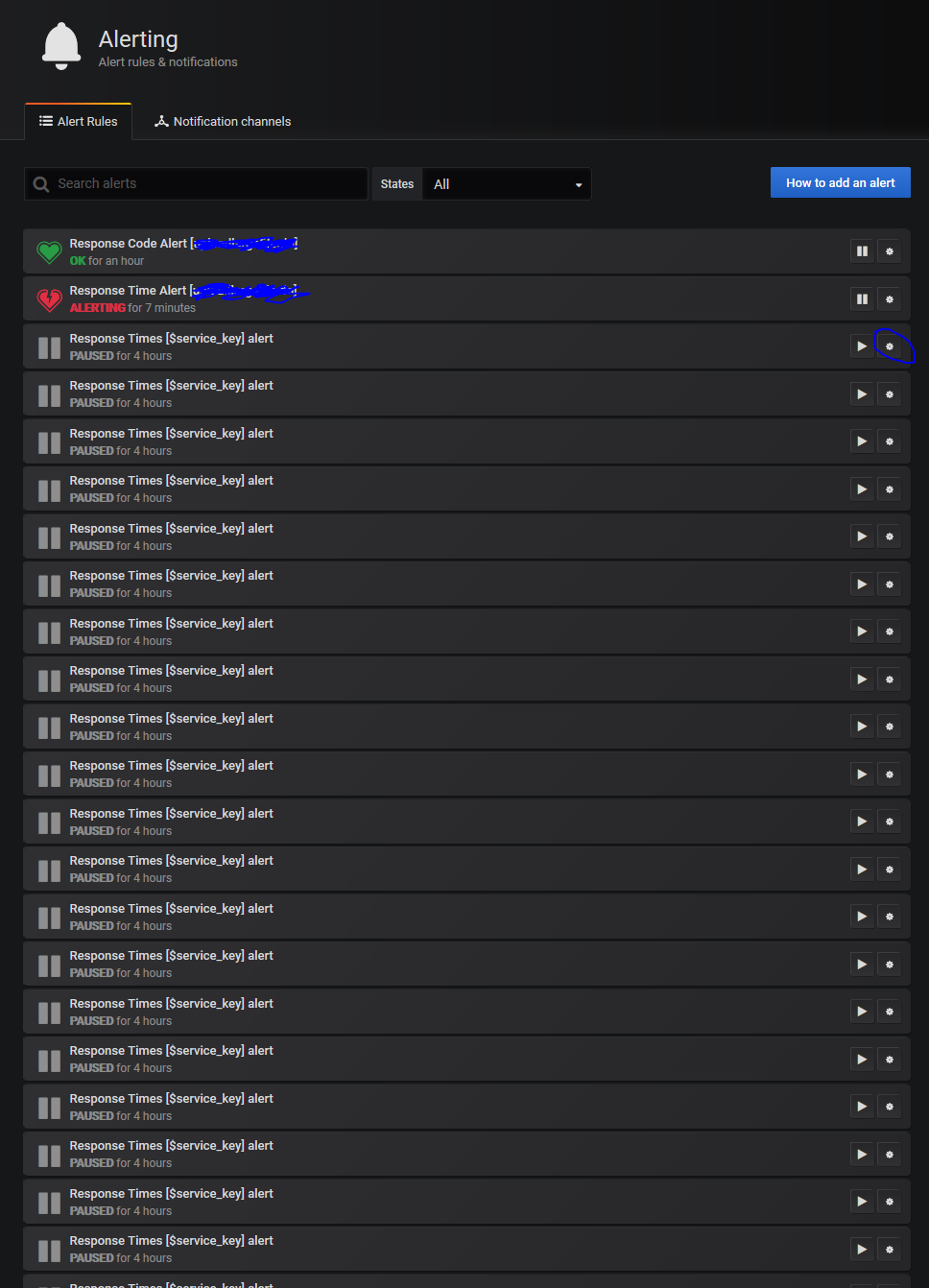 AlertRules: List shows orphaned alert rules (dashboard panel no loner has alert rule) · Issue ...