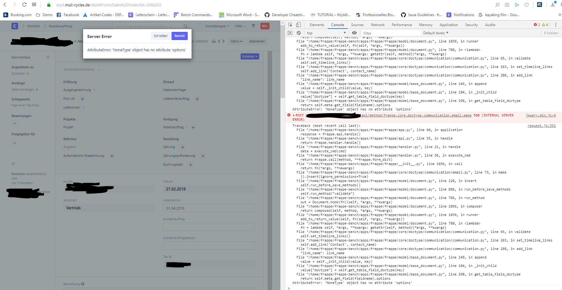 [v12] Cant Send Documents Via Email After Upgrading To V12 · Issue