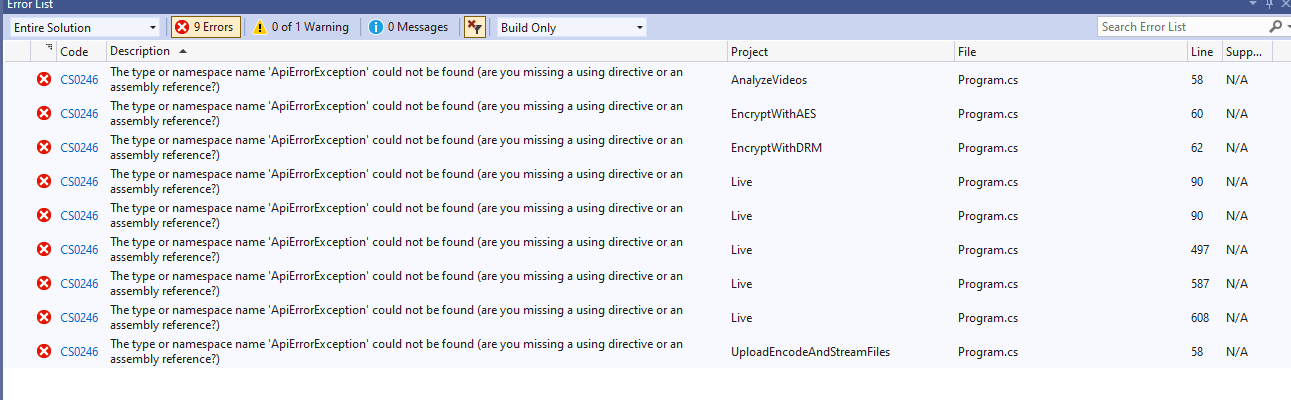 Doesn't build when Microsoft.Azure.Management.Media is updated to v 5.0.0.0 · Issue #26 · Azure ...
