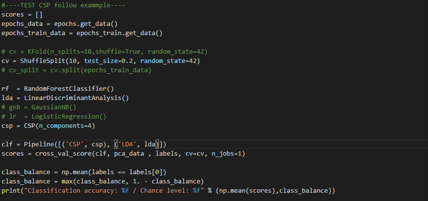 Why mne.decode.CSP error after artifact removal with ICA? & How to ...