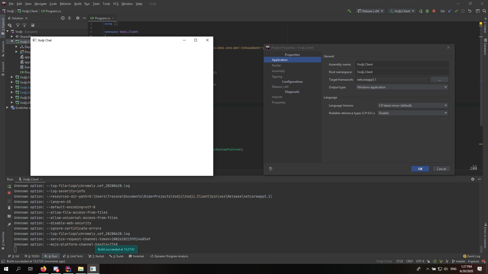 Single instance error, JetBrains Rider · Issue #213 · chromelyapps/Chromely · GitHub