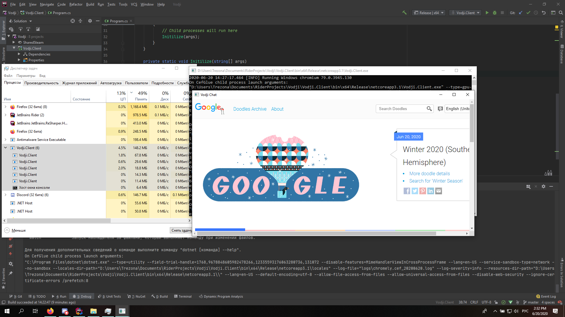Single instance error, JetBrains Rider · Issue #213 · chromelyapps/Chromely · GitHub
