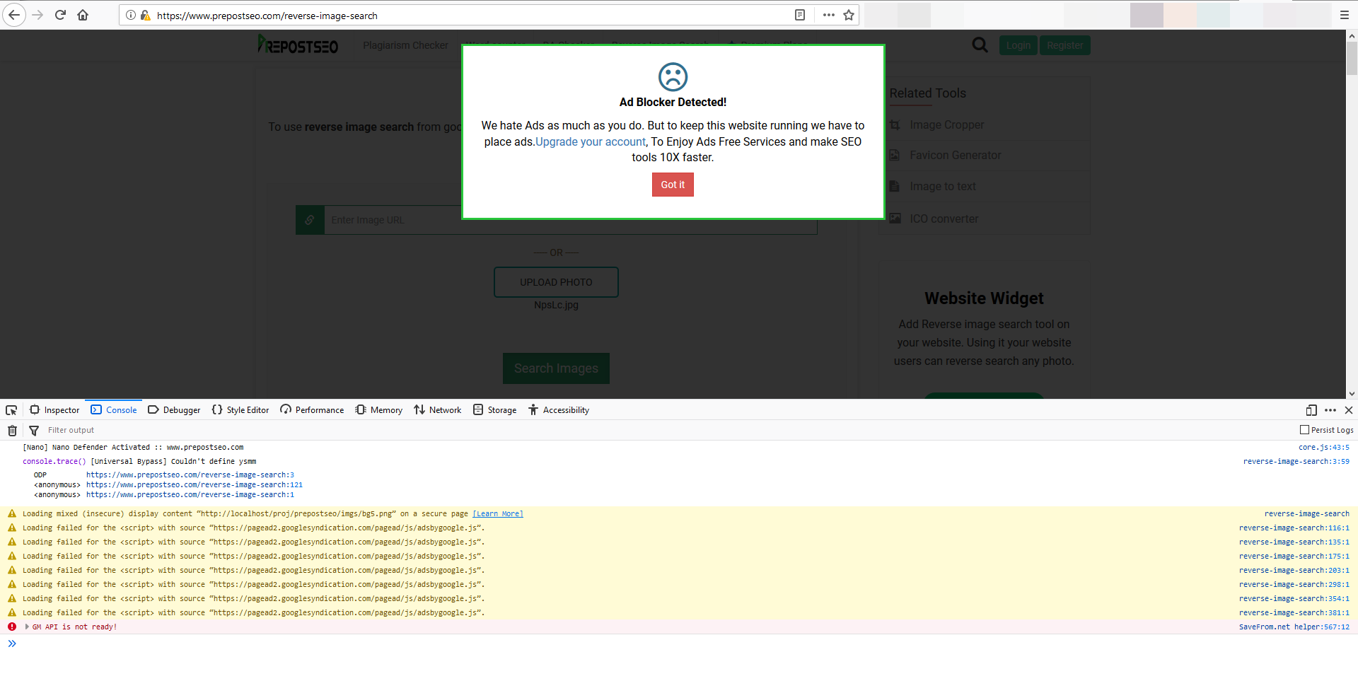 [Anti-adblock] prepostseo.com · Issue #327 · NanoAdblocker/NanoFilters · GitHub