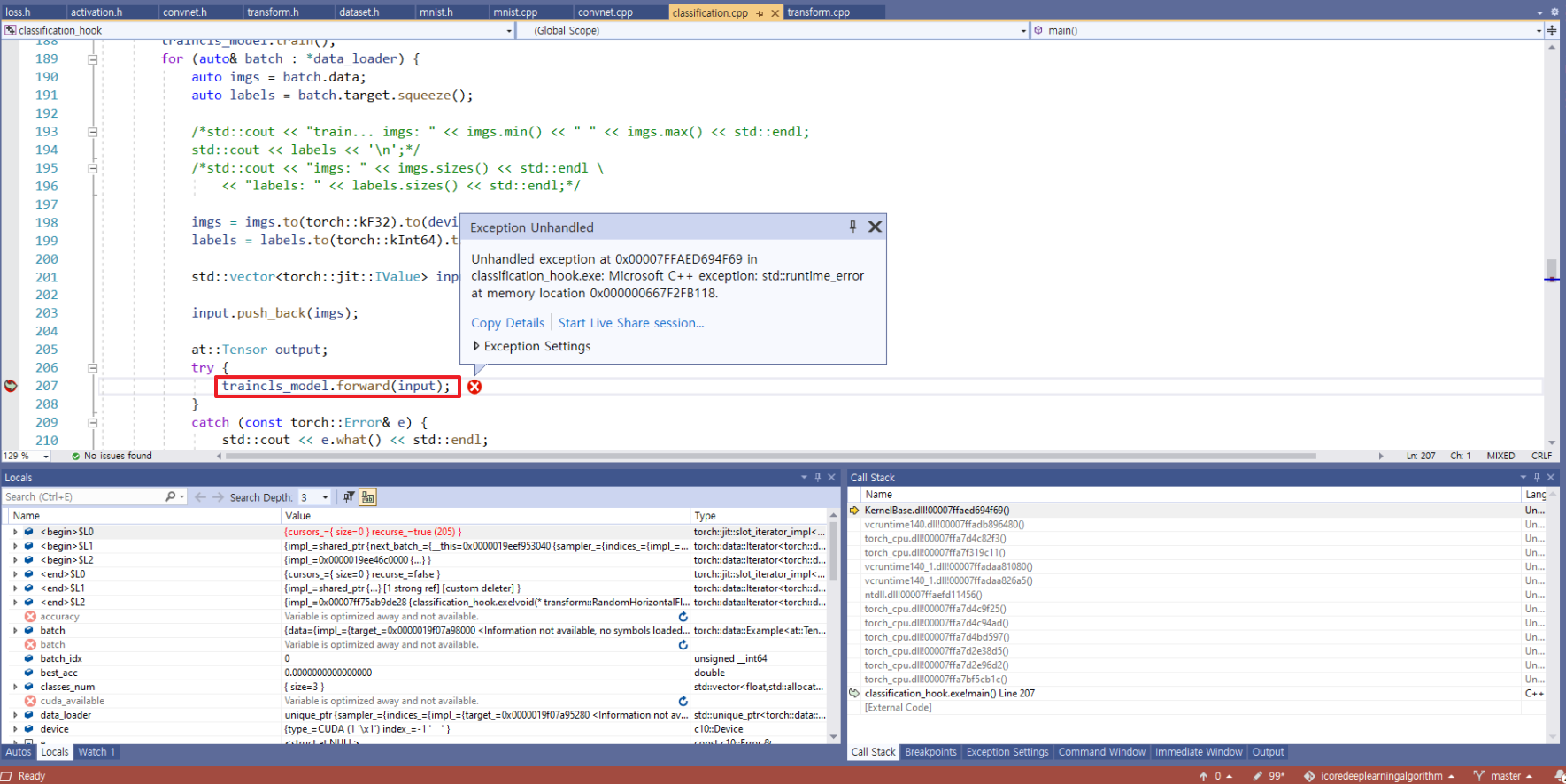Bug Forward Function Error Occurs When The Scriptmodule Made In Python Including The Hook
