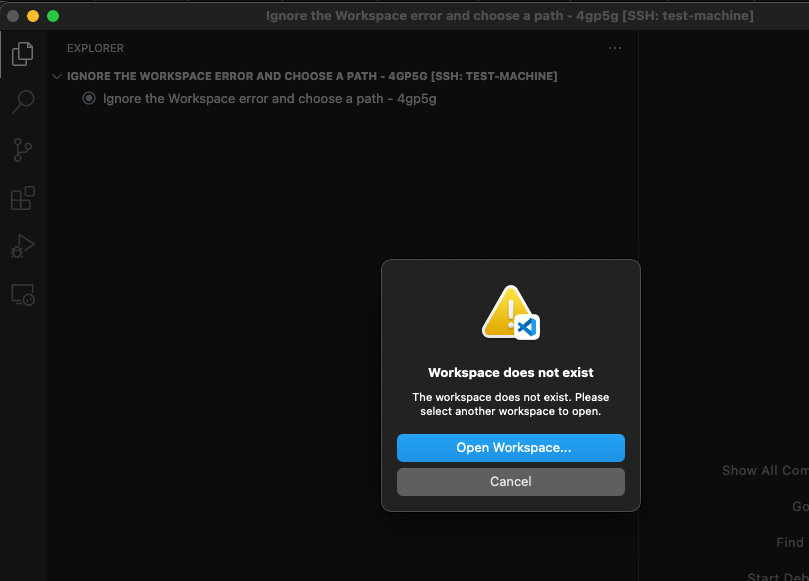 Open Remote Window from CLI without specifying a remote path · Issue #166403 · microsoft/vscode ...
