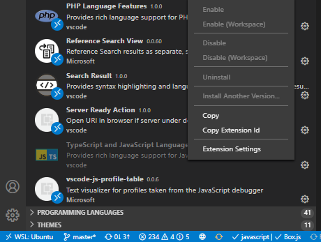Unable to re-enable built-in extension · Issue #102905 · microsoft ...