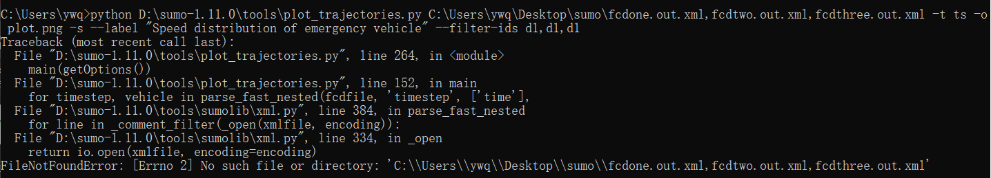 Plottrajectoriespy Reads One Vehicle Trajectory From Each Of Multiple Fcd Output Files · Issue 