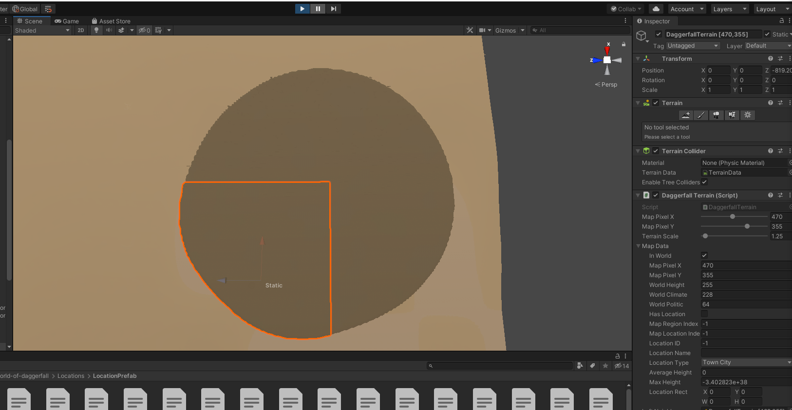 Weird terrain in Tigonus · Issue #2291 · Interkarma/daggerfall-unity · GitHub