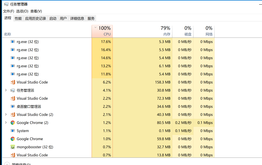 vscode 1.17.0 has steal so much CPU&mem,when start it,my PC's CPU was ...