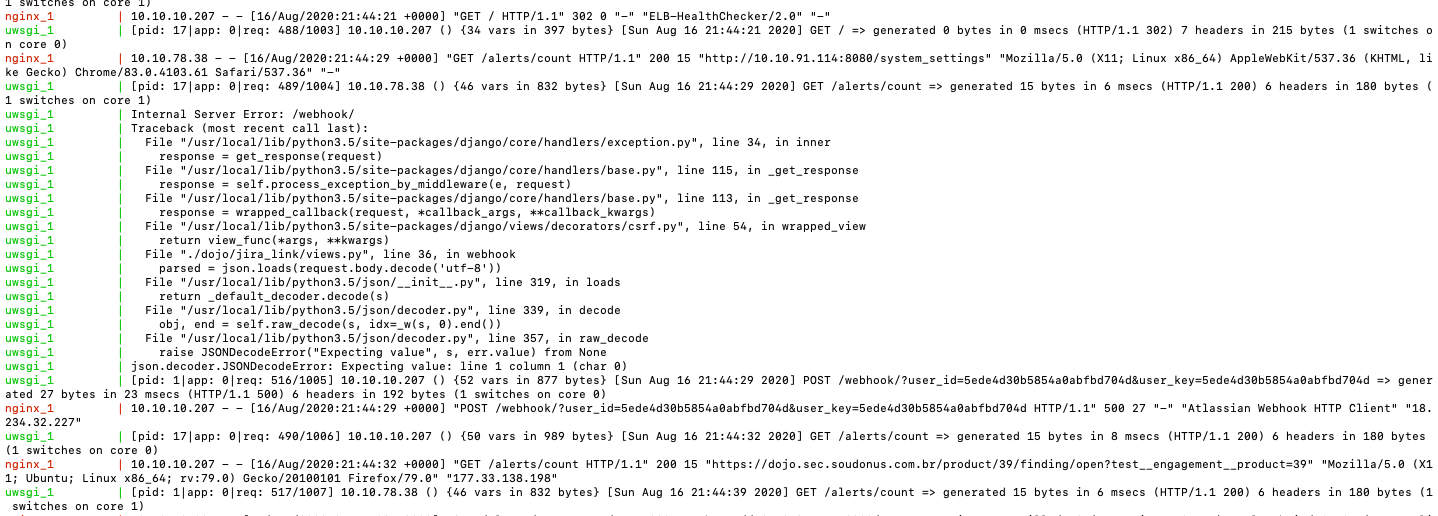 Error in changing the status of an issue from Jira to defectdojo · Issue #2784 · DefectDojo ...
