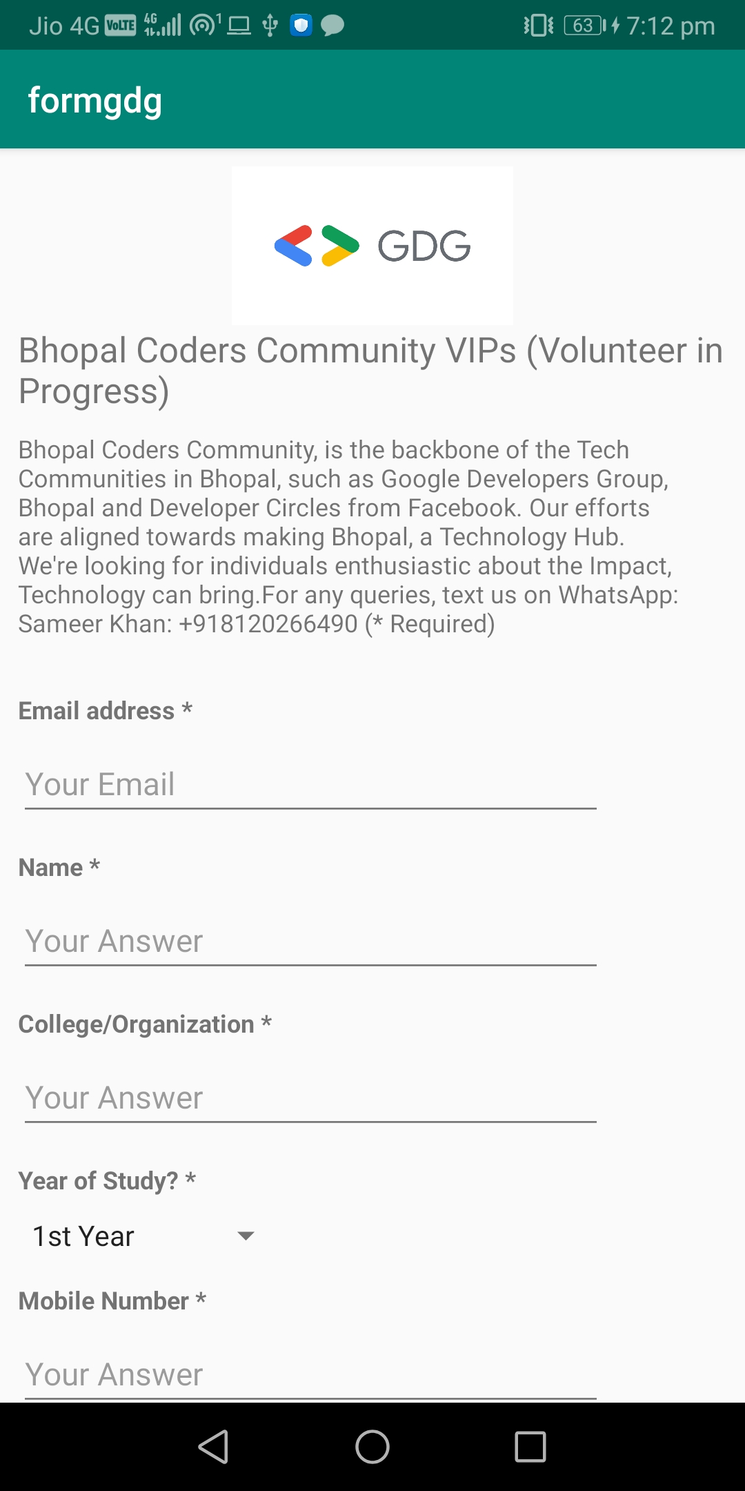 GitHub - amay1612/gdgform