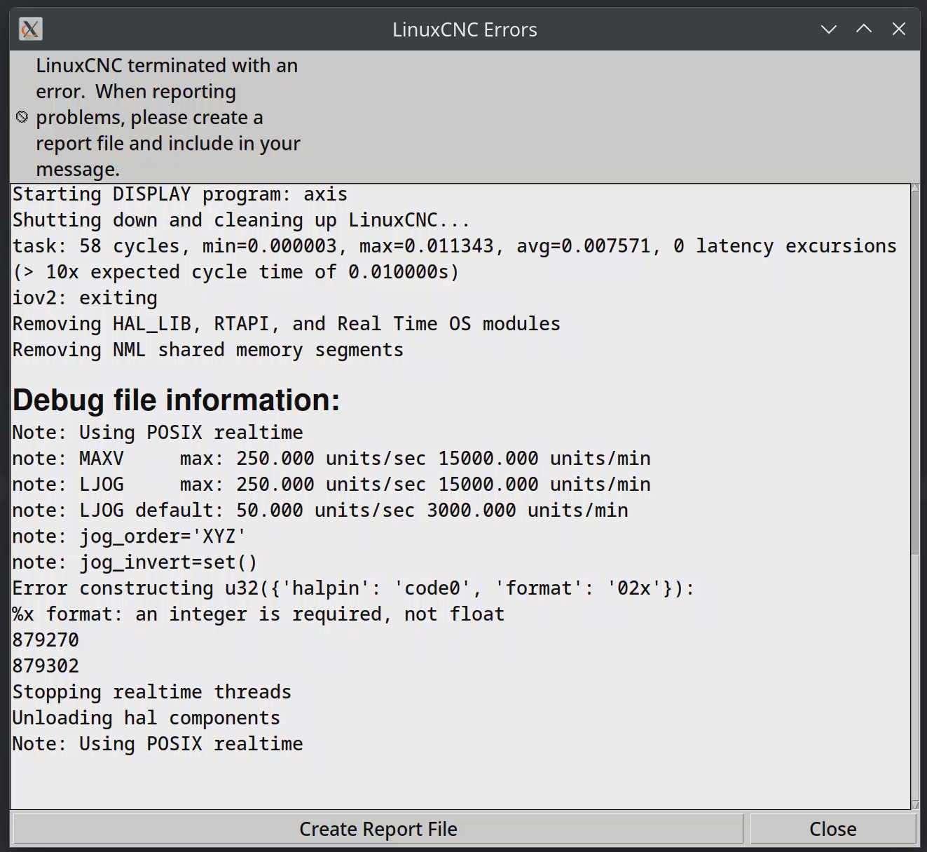 LinuxCNC crashes when it parses numeric PyVCP widgets of the “x” format. · Issue #2402 ...