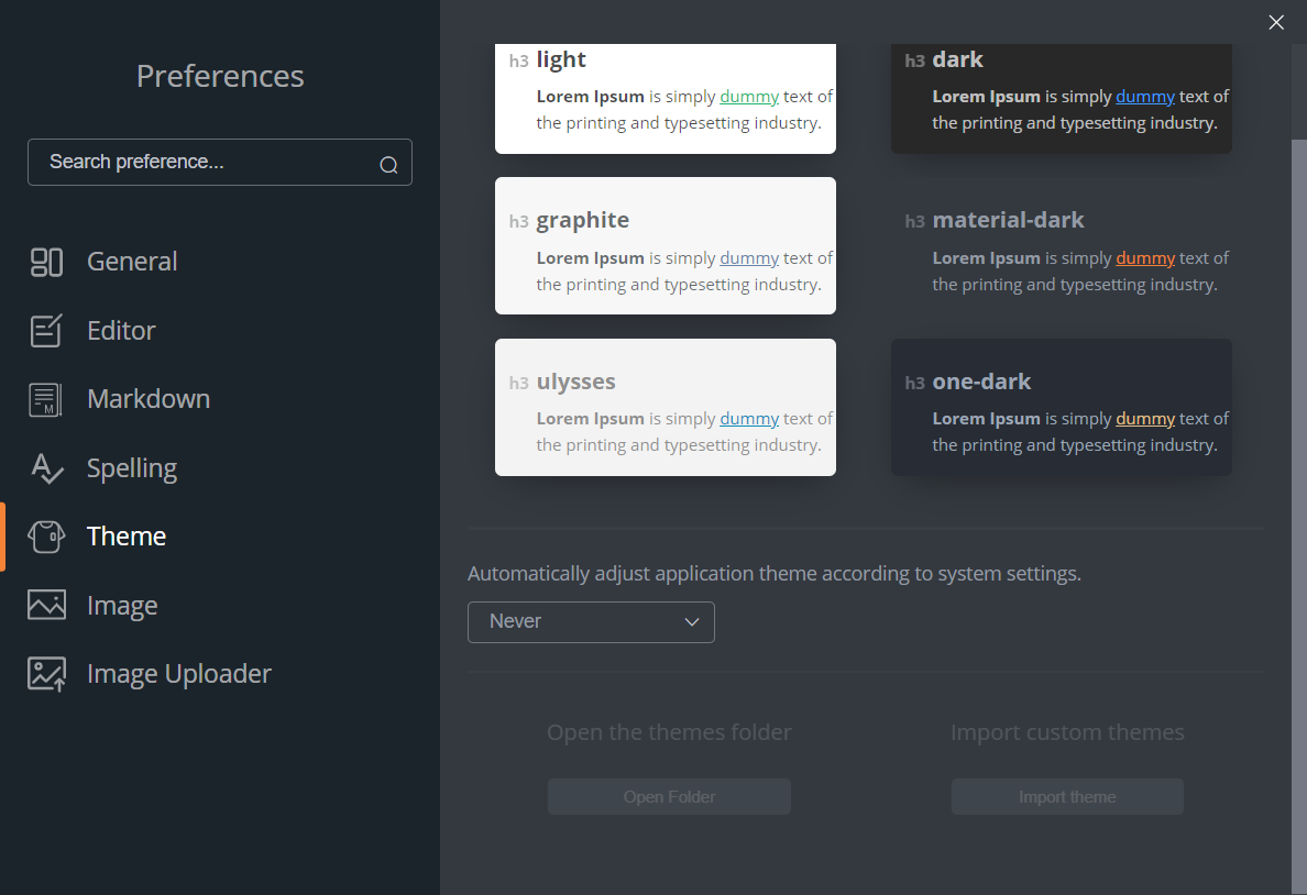 设置中的一些选项没法更改 · Issue #2193 · marktext/marktext · GitHub