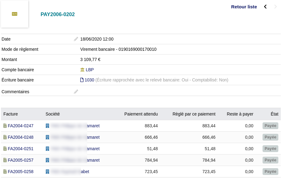 Bug: Paiement pour multiples clients rattachés à une même maison mère · Issue #14138 · Dolibarr ...