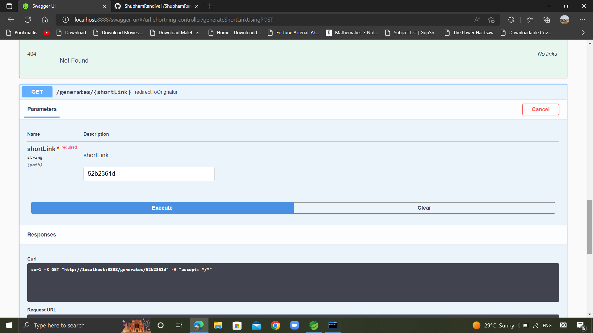 GitHub - ShubhamRandive1/urlLinkShortner: urlLinkShortner Developed ...