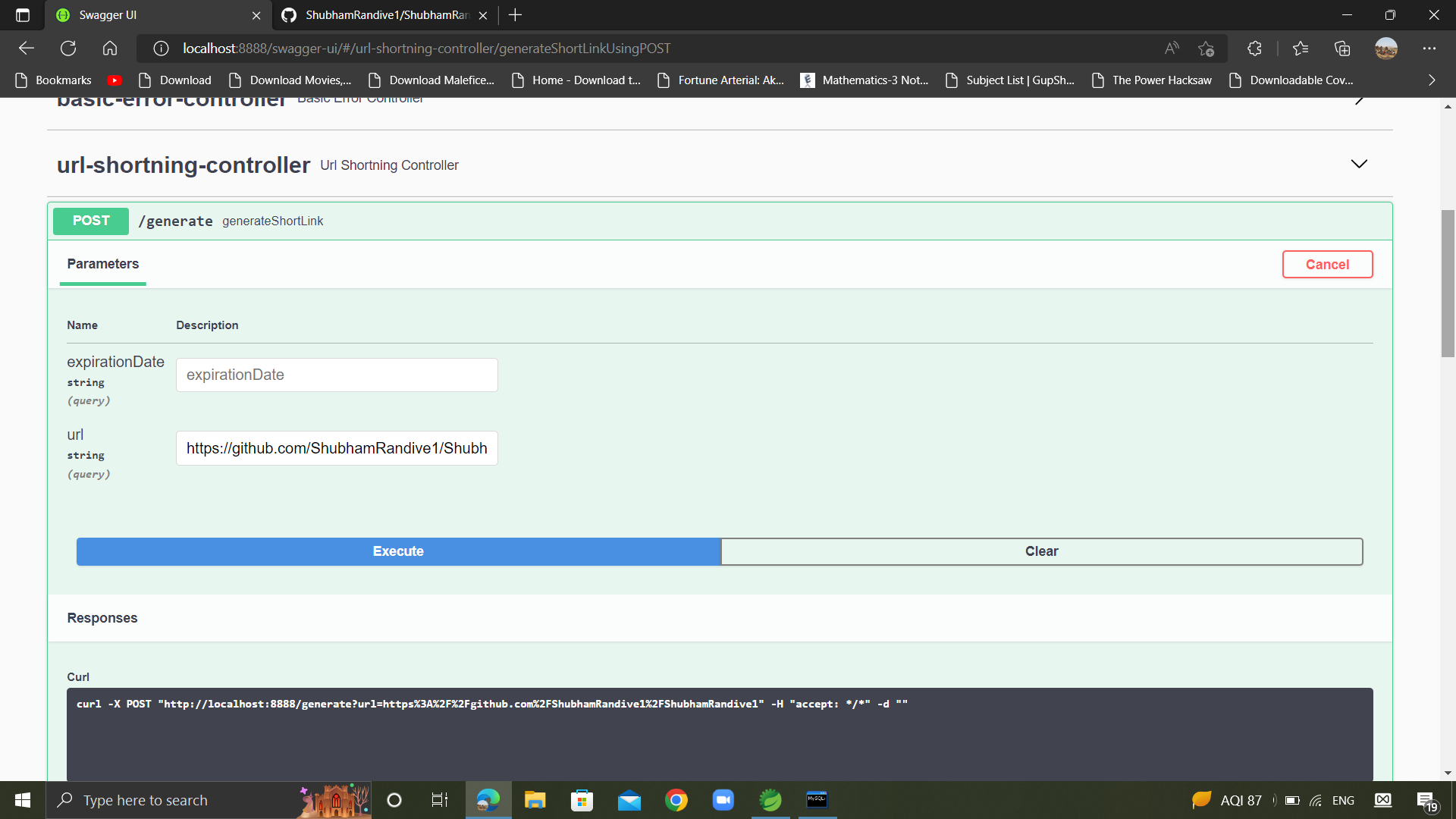 GitHub - ShubhamRandive1/urlLinkShortner: urlLinkShortner Developed ...