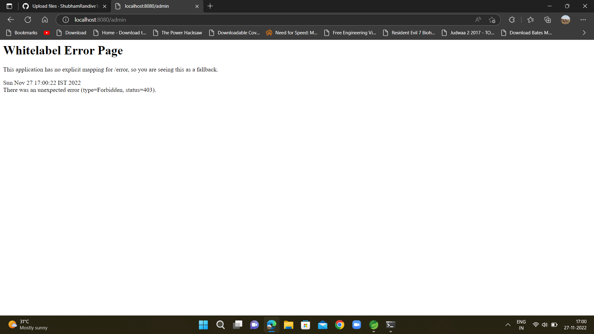 GitHub - ShubhamRandive1/Basic_Spring_Security: A Basic spring security application creating ...