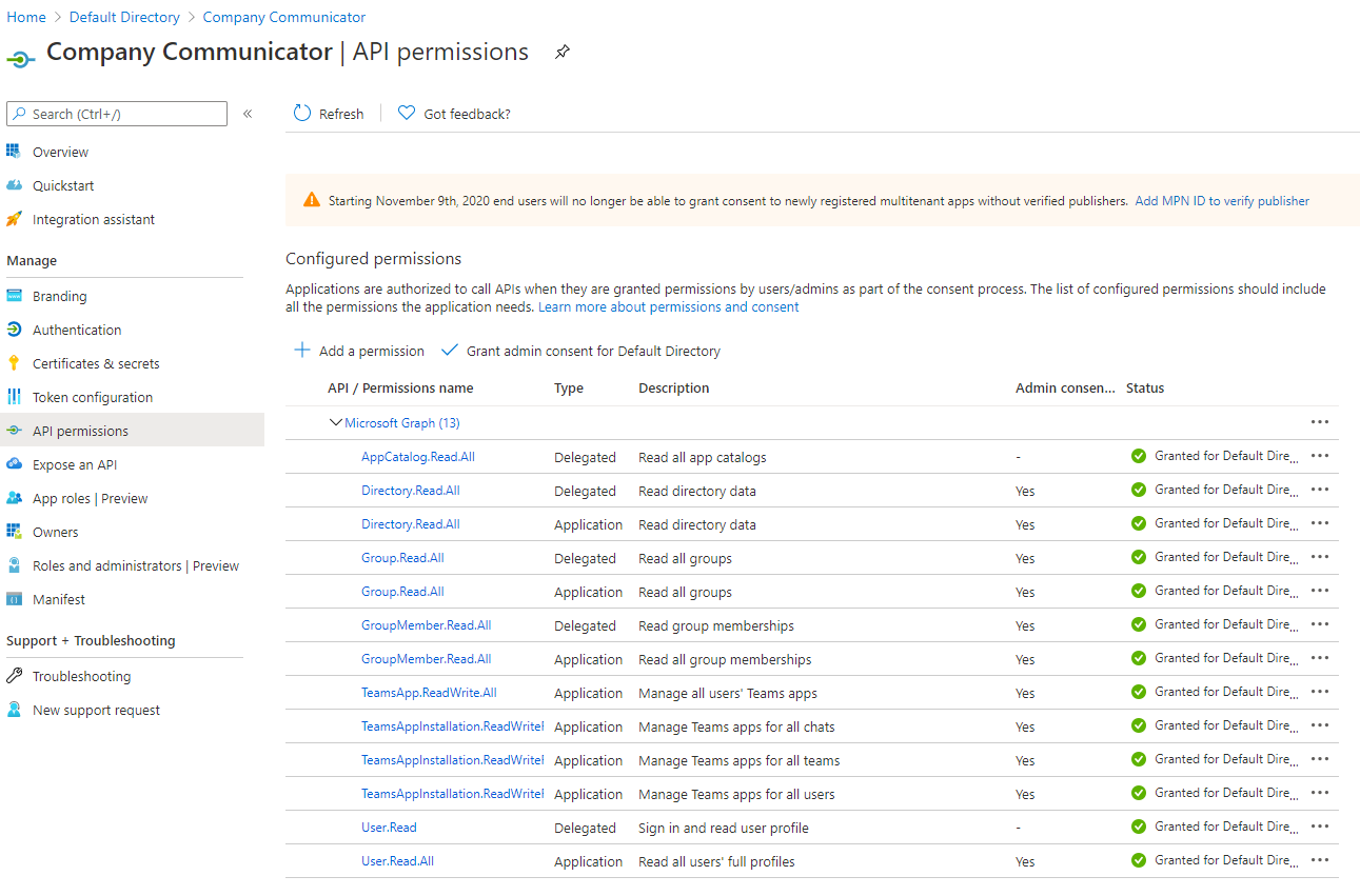 M365 groups · Issue #254 · OfficeDev/microsoft-teams-apps-company ...