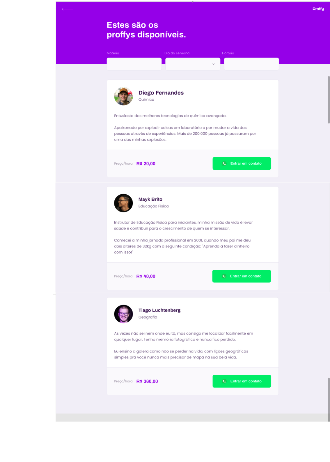 GitHub - raquelribeiro2/Proffy-NLW-2: Next Level Week #2 - Proffy