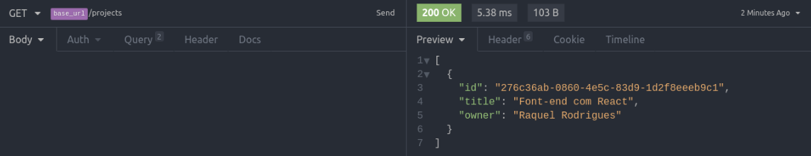 GitHub - raquelribeiro2/gostack-conceitos-nodejs: Bootcamp GoStack 2020 - Conceitos NodeJS