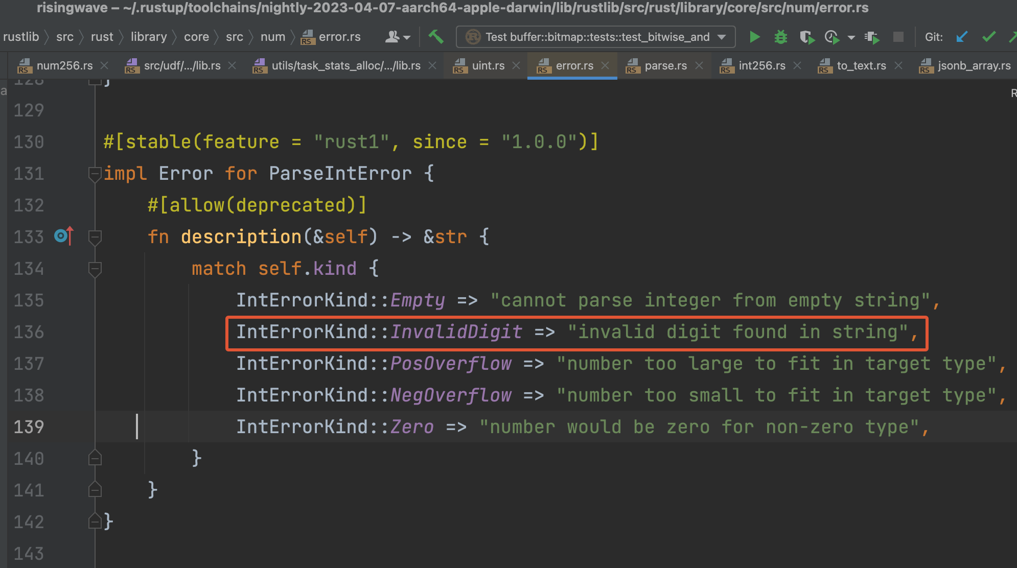 clearer error message: `Parse error: invalid digit found in string, executor: ProjectExecutor ...