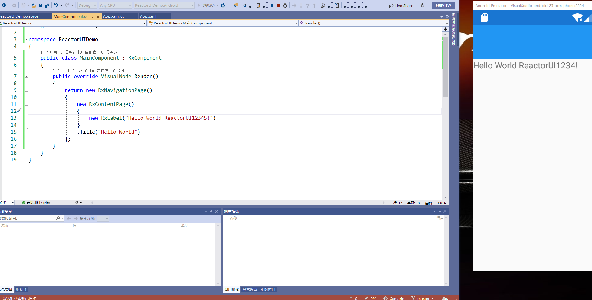 hot updated error · Issue #6 · adospace/reactorui-xamarin · GitHub