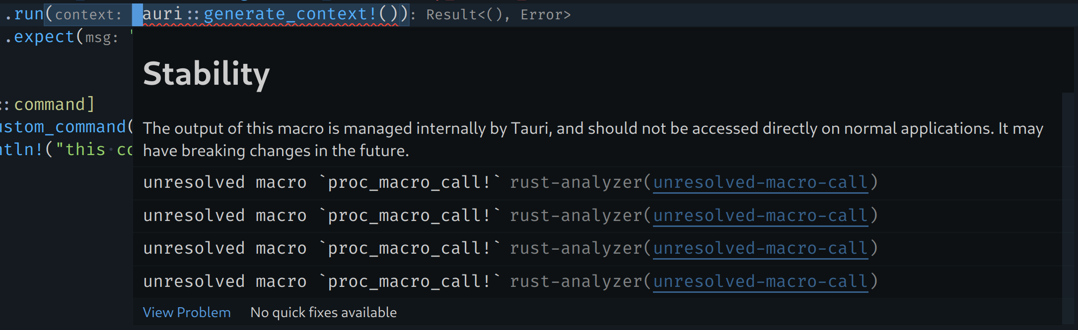 [bug] unresolved macro · Issue #3542 · tauri-apps/tauri · GitHub