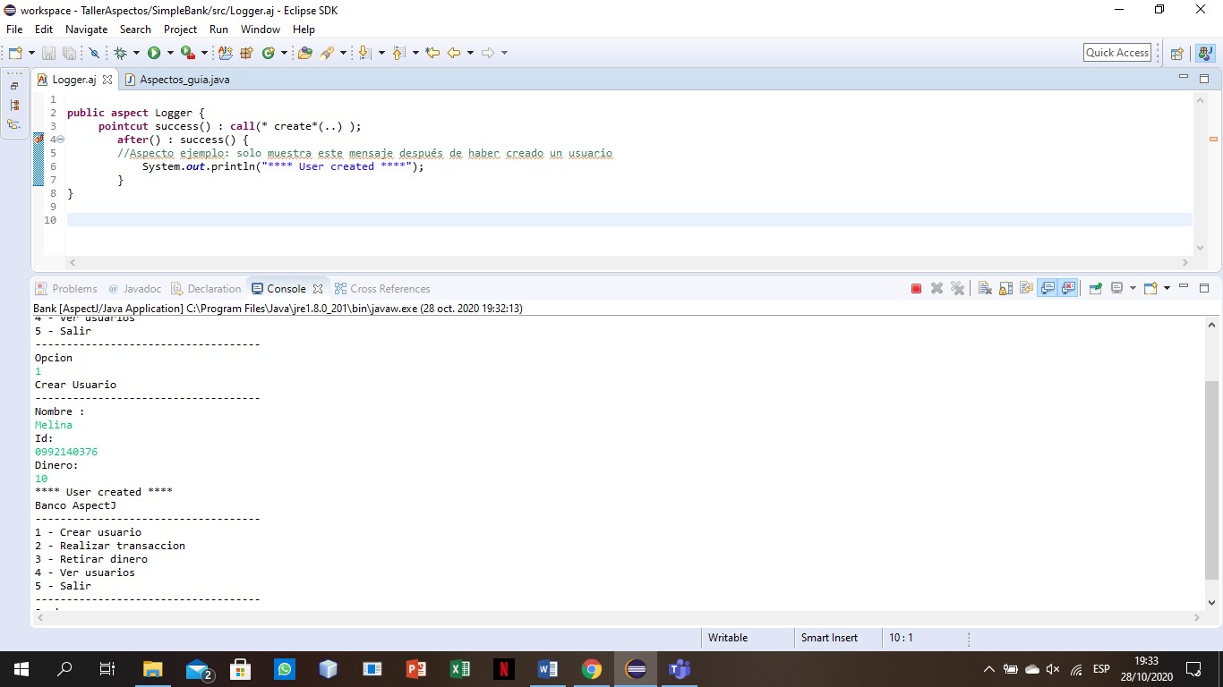 GitHub - DylanEscala/TallerAspectos