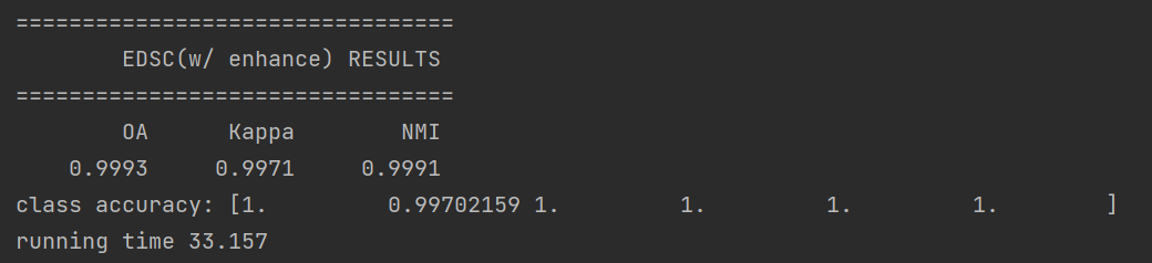 When I remove the A in GCSC(which means EDSC), the accuracy remained ...