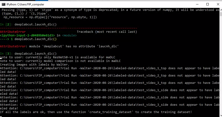 Not saving labels and unable to create training set · Issue #889 ...