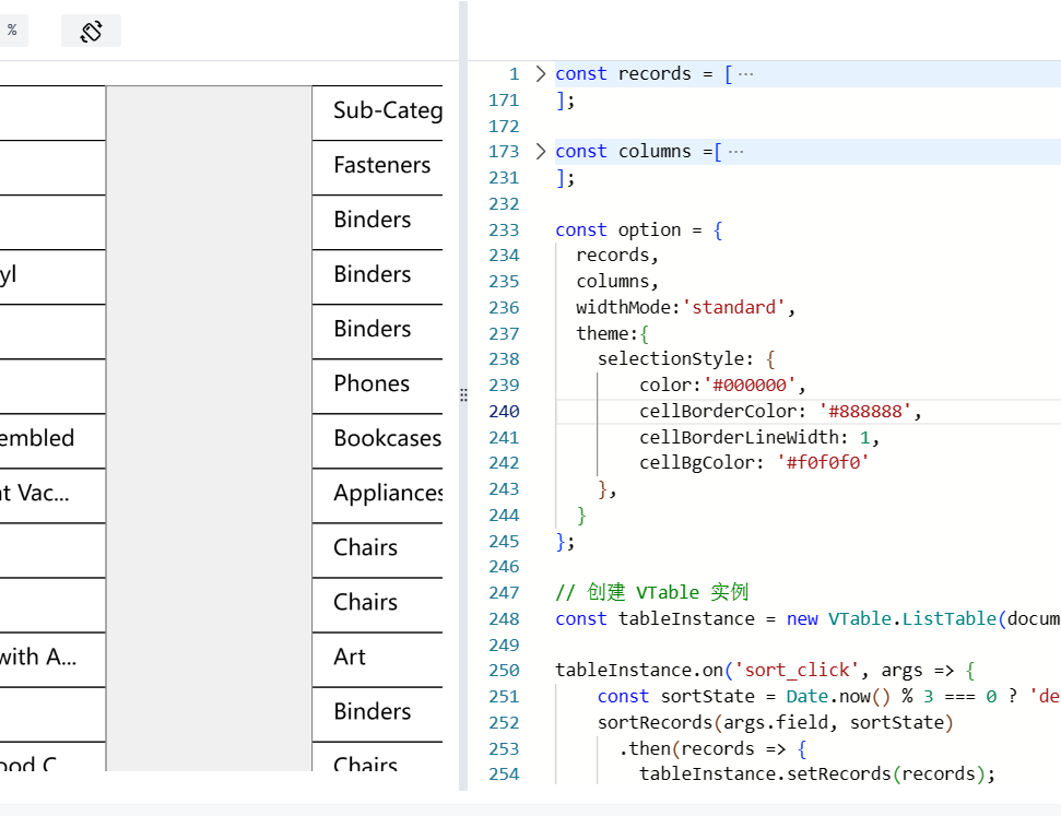 [Bug] 在自定义主题设置selectionStyle.cellBgColor之后文本将不会显示 · Issue #467 · VisActor/VTable · GitHub