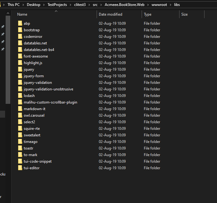 When Installing The Blogging Module The Packages Are Not Loaded In Rootlibs Folder · Issue 9130