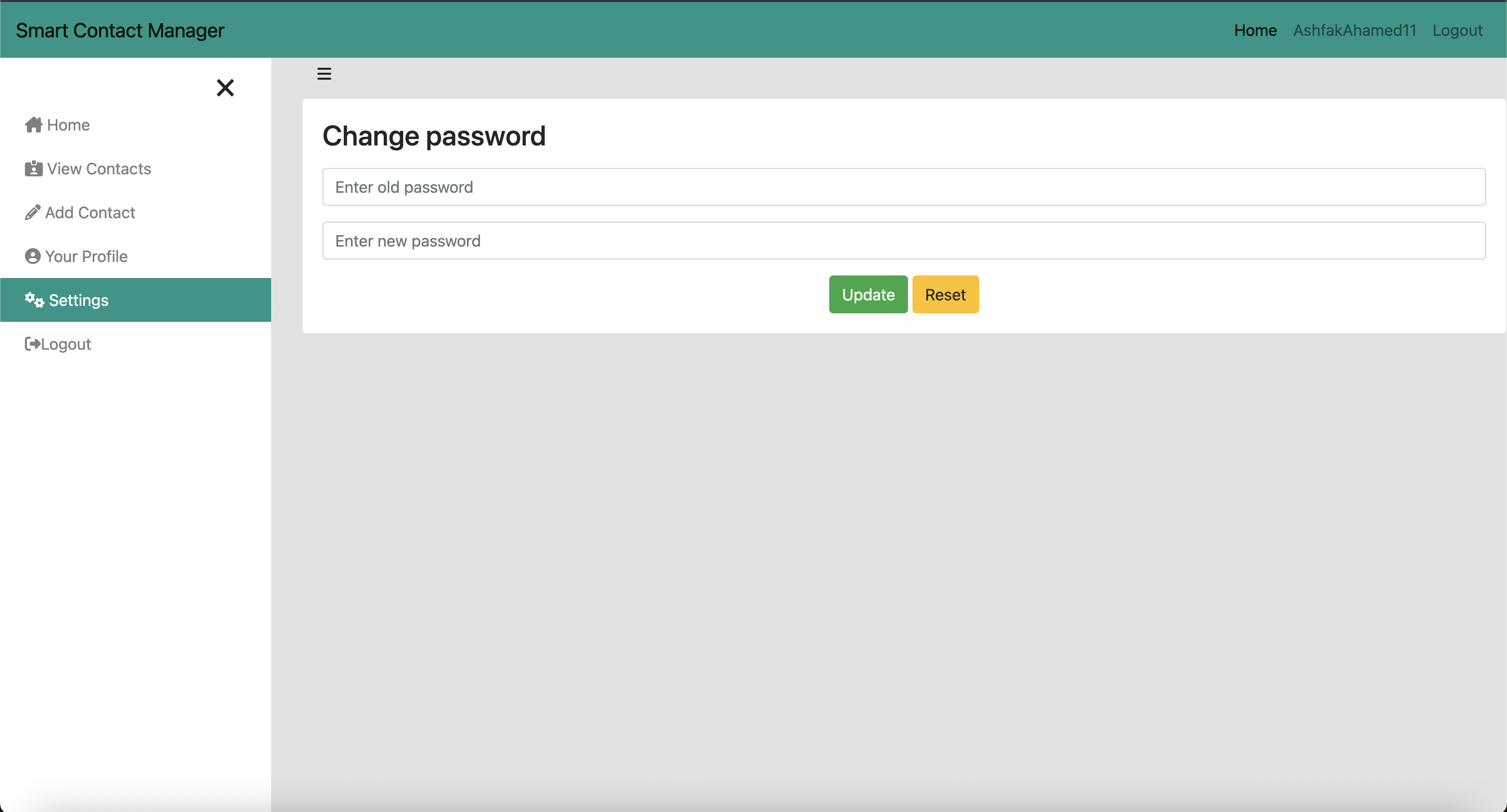 Github Ahamedafq Smartcontactmanager