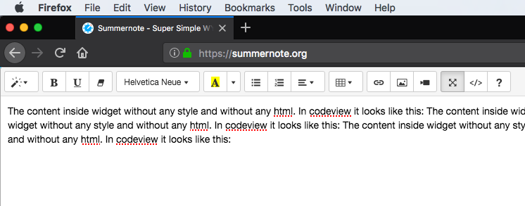 Codemirror settings dont work in SummernoteInplaceWidget. · Issue #256 · lqez/django-summernote ...