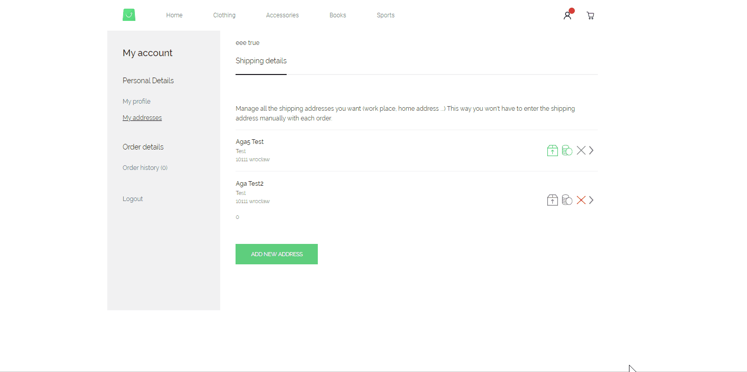 [BUG] My account - in My addresses edit address does not work · Issue #439 · vuestorefront ...