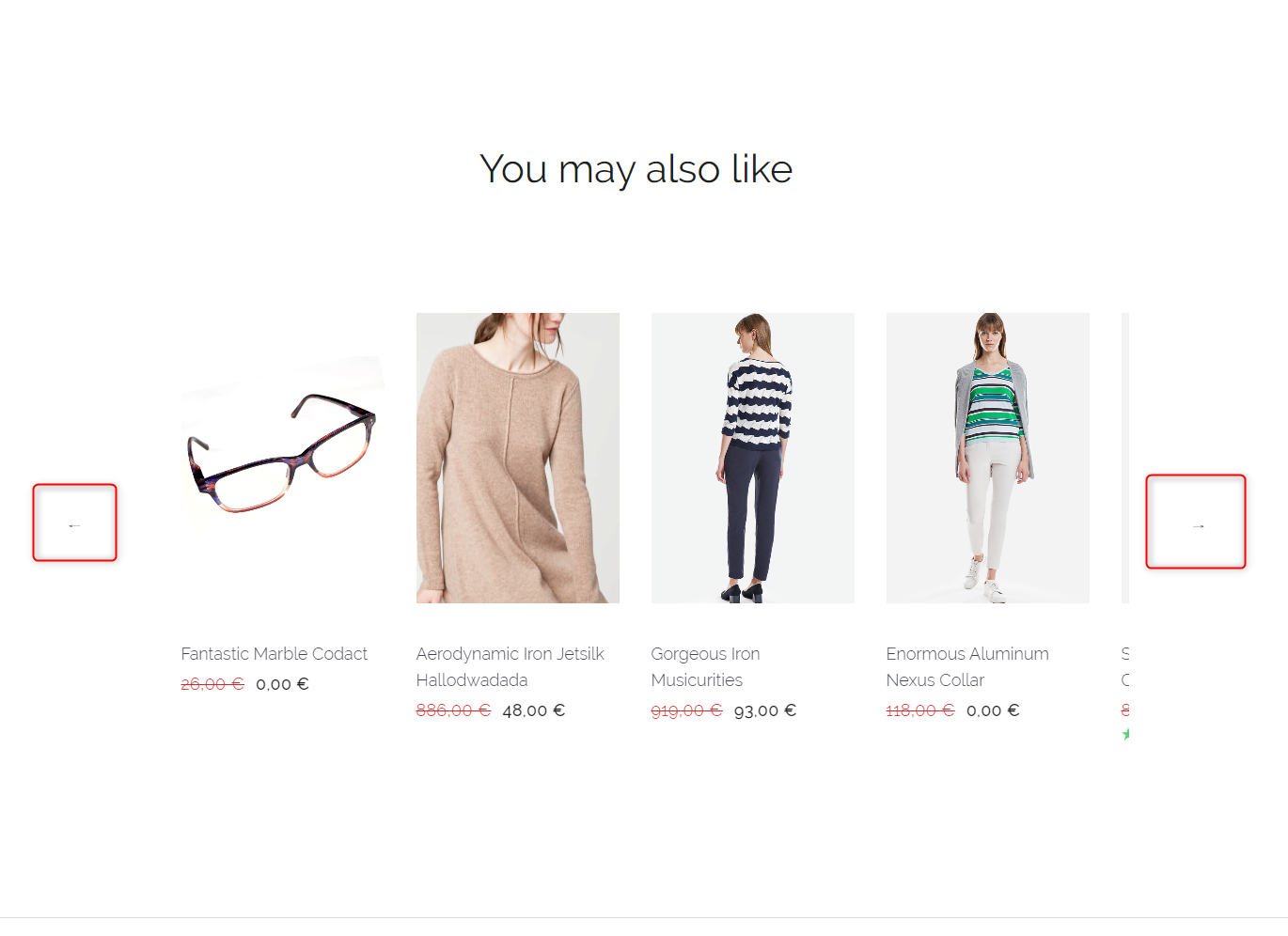 [bug]product Page Hardly Visible Arrows In The Carousel · Issue 1172 · Vuestorefront