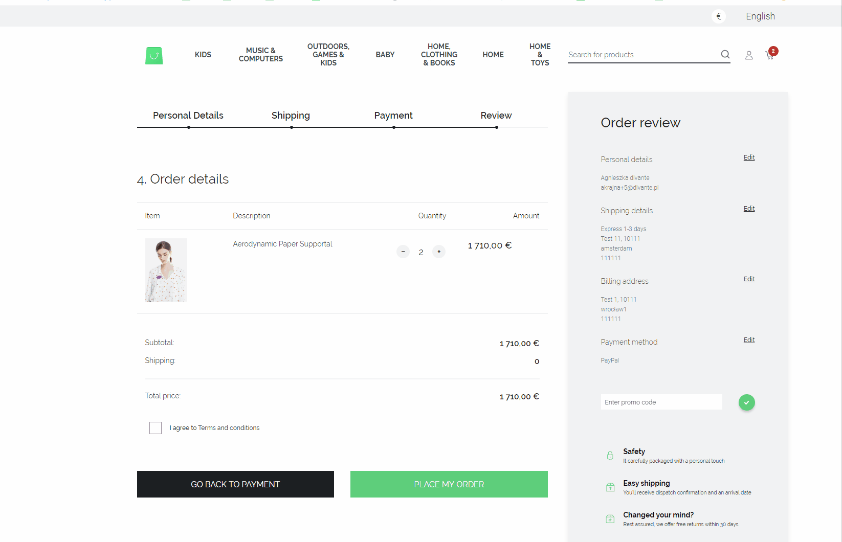 [BUG]Checkout - Edit Payment method is not working · Issue #785 · vuestorefront/shopware-pwa ...