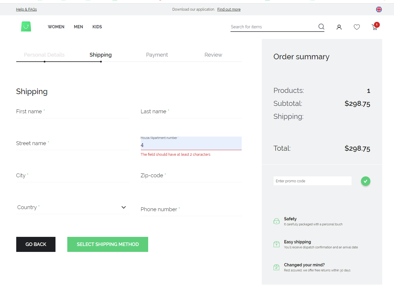 [Bug][Next] House number validation in checkout · Issue #4497 · vuestorefront/vue-storefront ...