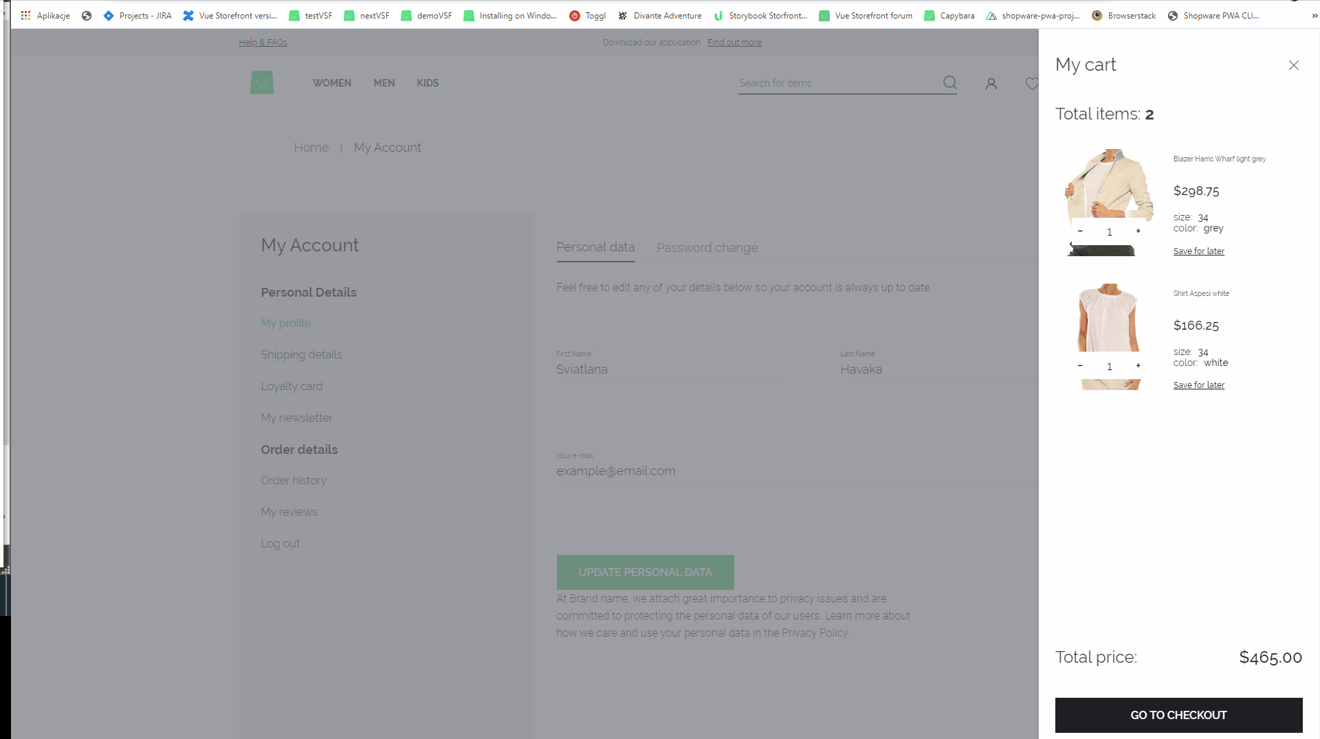 [Bug][Next] Checkout is not working · Issue #4511 · vuestorefront/vue-storefront · GitHub