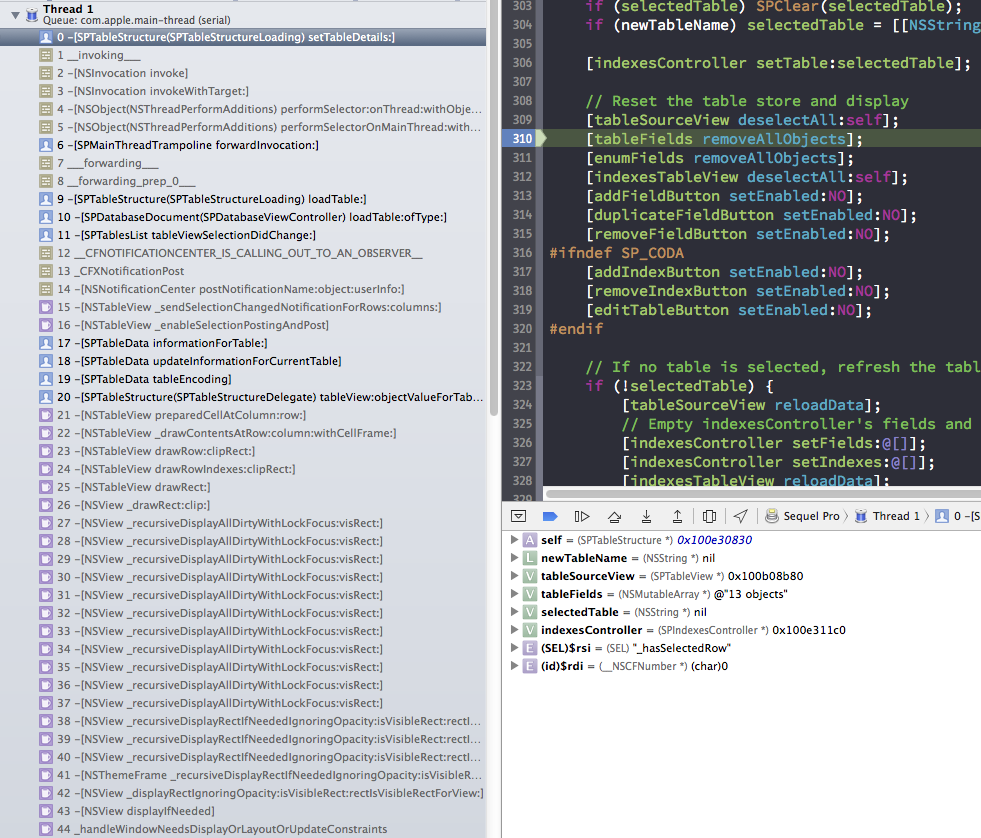 Exception when trying to view structure of table which no longer exists · Issue #2864 ...